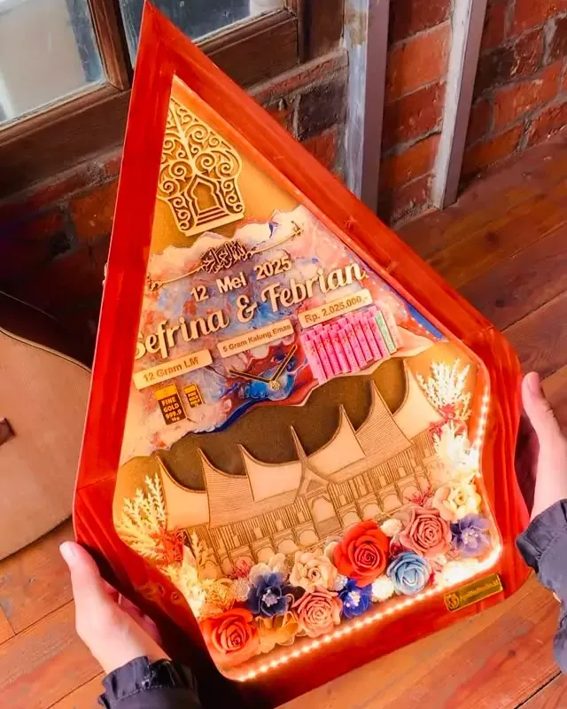 Frame Mahar Bertemakan Jawa di Tangsel by Aprillia Studio